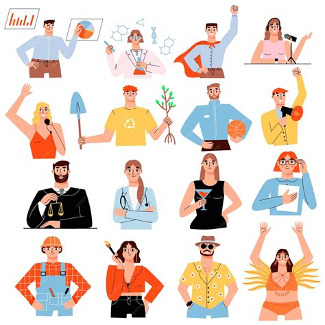 Premium Vector Mbti Concept Personality Types Flat Vector Illustration