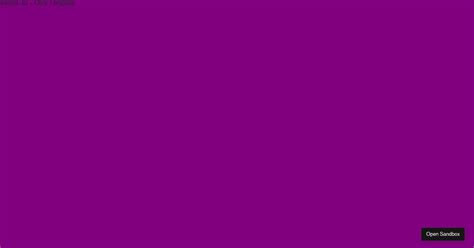 Vanilla Css Js Template Codesandbox