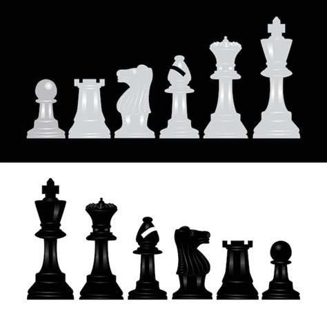 Premium Vector Complete Chess Vector Illustration Bundle Set