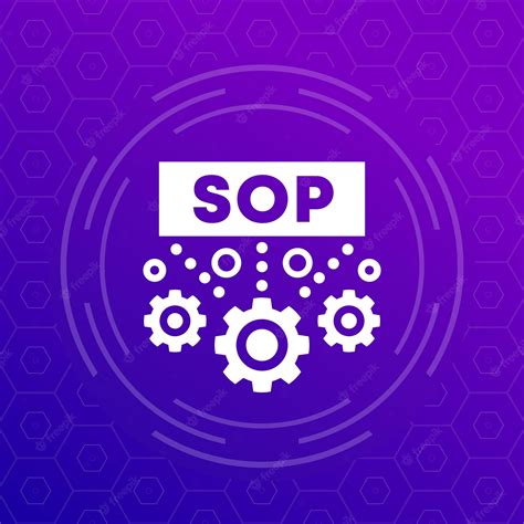 Premium Vector Sop Icon Standard Operating Procedure Vector