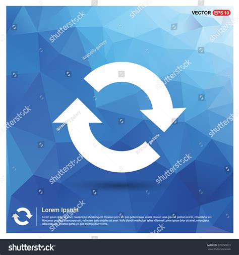 reload refresh rotation loop pictogram icon stock vector royalty free
