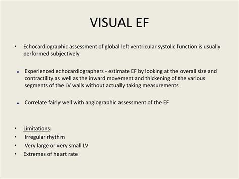 Ppt Evaluation Of Systolic Function Of Left Ventricle By Echocardiography Powerpoint