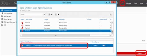 Solved Server Manager 2012 Configuration Refresh Failed With The