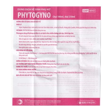 Dung Dịch Vệ Sinh Phụ Nữ Phytogyno Opodis Pharma Kháng Khuẩn Khử Mùi