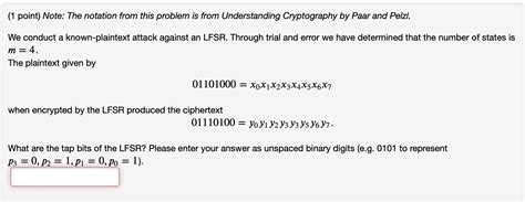 Solved 1 Point Note The Notation From This Problem Is