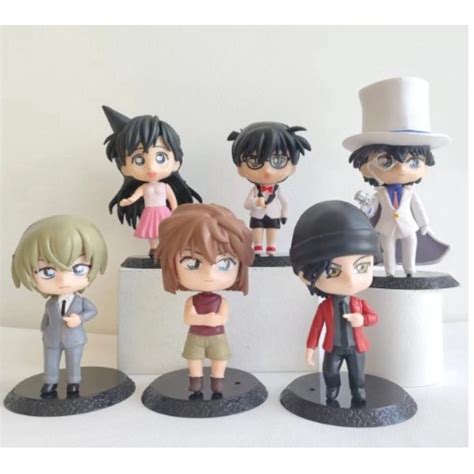 Figure Set Detective Conan Set C 6n1 9cm Shopee Philippines