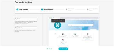 Create The Client Portal Nimbus Platform