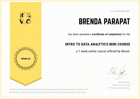 Brenda Natalia Grace On Linkedin Dataanalytics Thankyou