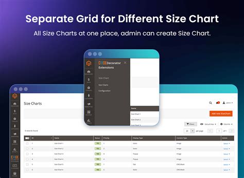 Magento 2 Size Chart Extension Easy Sizing