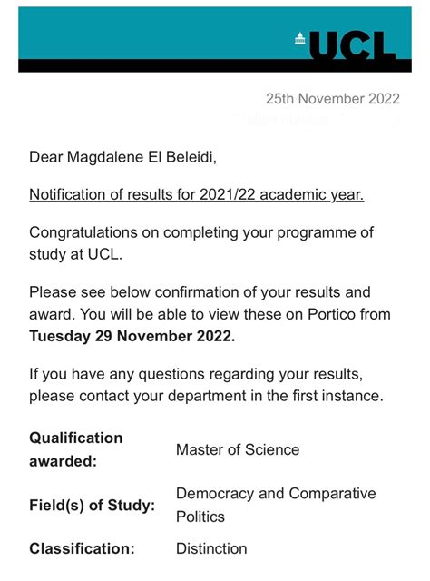 Magdalene El Beleidi On Linkedin Absolutely Delighted To Have Achieved A Distinction In My