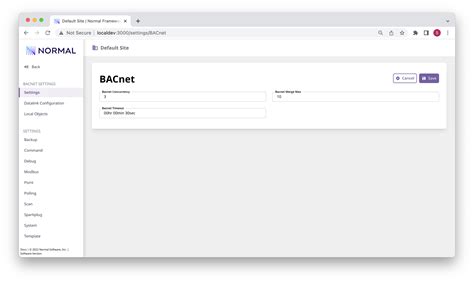 Configuration Normal Framework