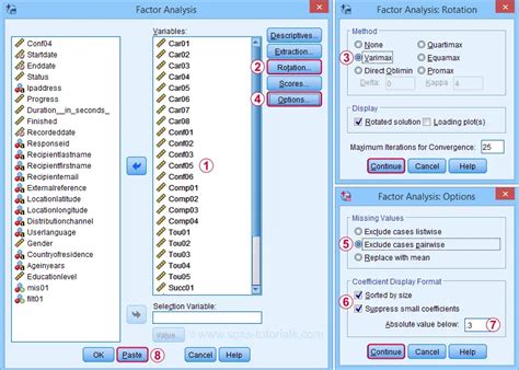 spss factor analysis intermediate tutorial