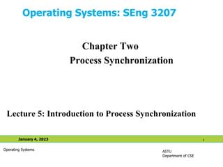 Lecture 5 Process Synchronization 1 Pptx