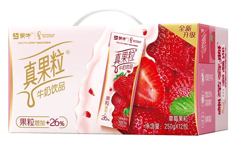 蒙牛真果粒草莓味250g12