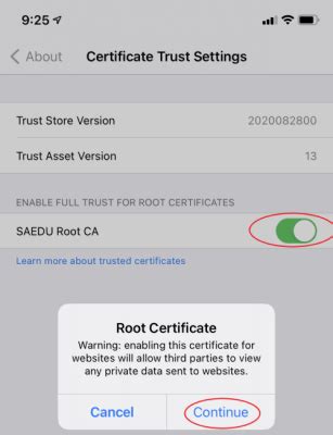 SWiFT Security Certificate
