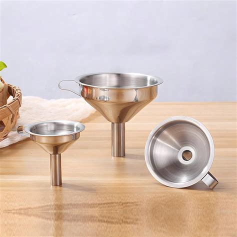 Kmt 57cm Stainless Steel Funnel Mini Funnel Oil Spill Wine Spill Tool