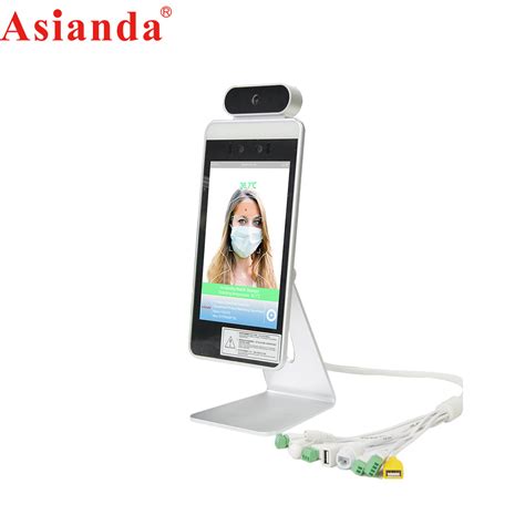 8 Inch Lcd Display Facial Recognition Thermometer Terminal Access