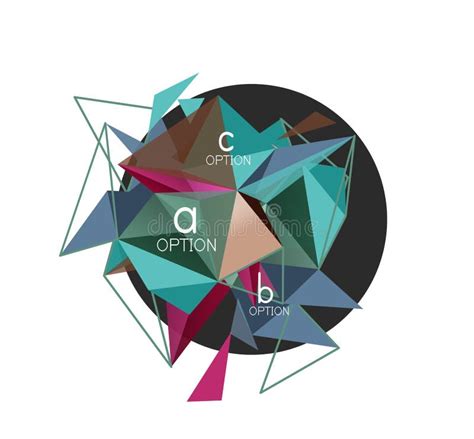 Vector Triangle Abstract Background Low Poly Concept Stock Vector Illustration Of Concept