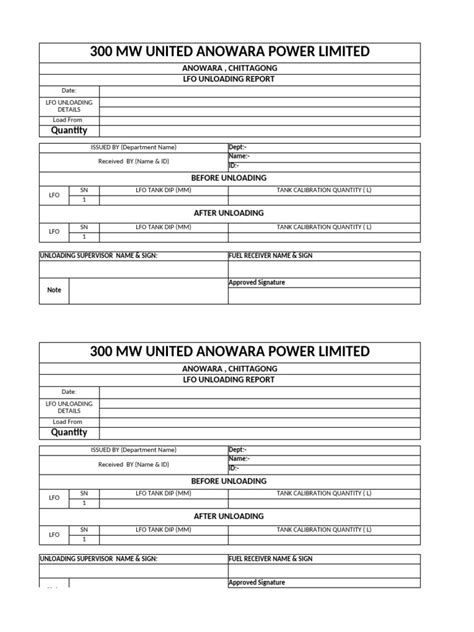 Unloading Sheet Pdf Technology And Engineering