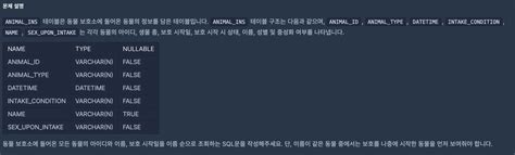 프로그래머스 Sql 여러 기준으로 정렬하기