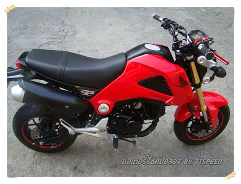 Honda Msx คลัชมือ รถบ้านมือเดียว จดปี 56 Ttspeedcom