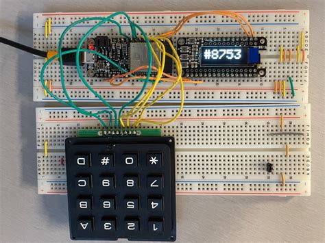 Keypad ESP OLED System Arduino Maker Pro