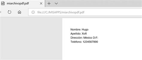 Genera Pdf De Web Form Con Itextsharp