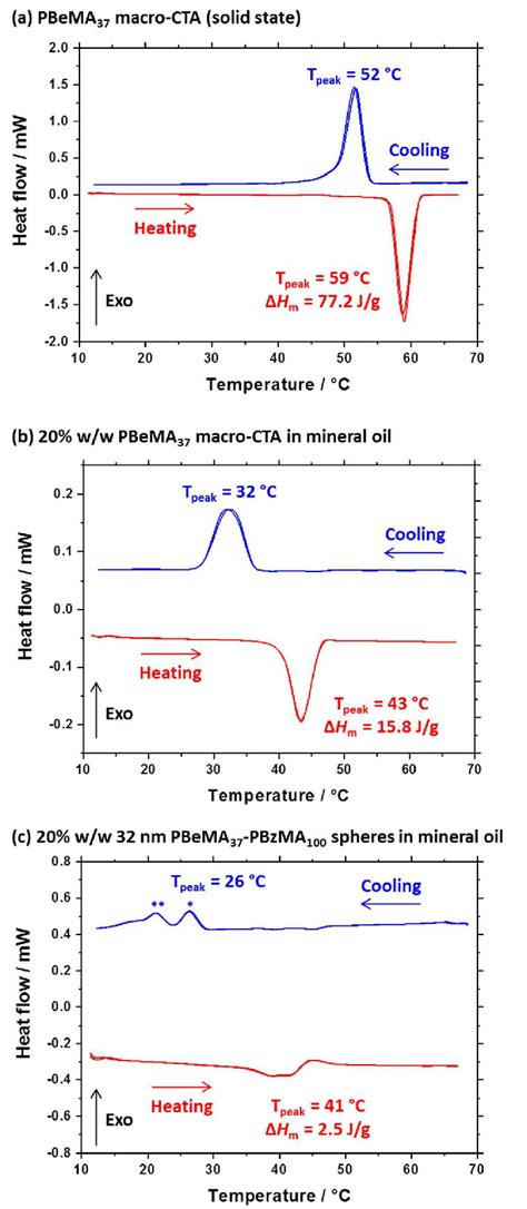 Differential Scanning Calorimetry Dsc Experiments At Different