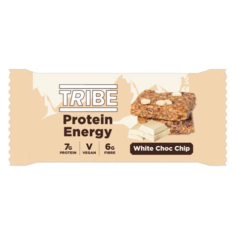 Tribe White Choc Chip Protein Energy Evergreen Healthfoods
