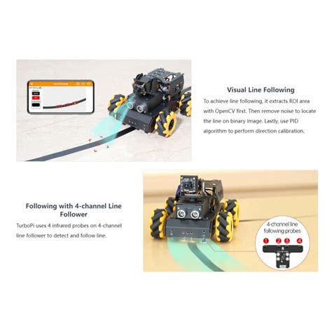 hiwonder turbopi smart robot car kit vision ai robot mecanum wheel w