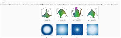 solved problem 4 1 point match each graph with its