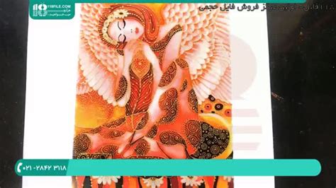 آموزش حرفه ای نقاشی طرح فرشته زیبا بر روی شیشه نماشا