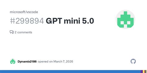 Gpt Mini 50 · Issue 299894 · Microsoftvscode · Github