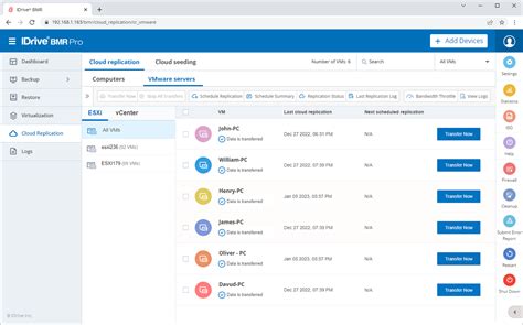Idrive® Bmr Vmware Server Backup For Virtual Machines
