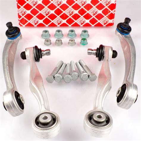 4x Febi Querlenker Satz Vorne Oben Für Audi A4 B5 B7 A6 C5 A8 D2 Seat