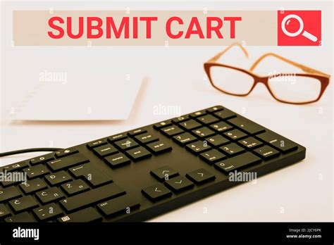 Text Caption Presenting Submit Cart Conceptual Photo Sending Shopping