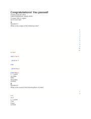 Python Code Evaluation Study Resource Course Hero