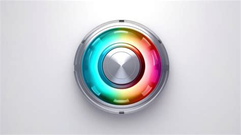 Premium Ai Image Abstract 3d Button Aim Control And Digital Interface