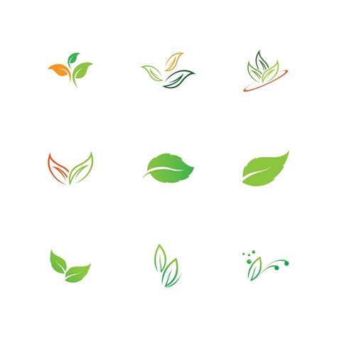 Premium Vector Tree Leaf Vector Logo Design Eco Friendly Concept