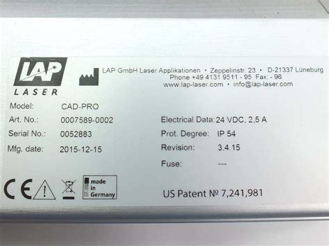Lap Cad Pro Laser Projector Distribution Box Targets Remote Cable Manual