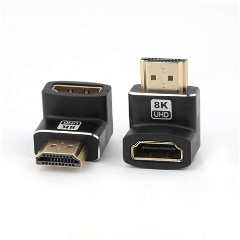 K HD MI Adapter Degree High Definition Multimedia Interface A Male To A Female Adapter