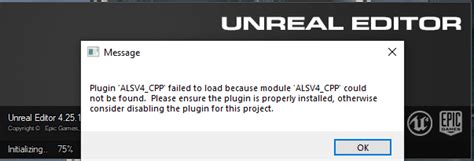 Help Plugin Problem Runrealengine
