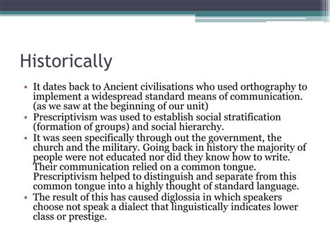Ppt Prescriptivism V Descriptivism Powerpoint Presentation Free