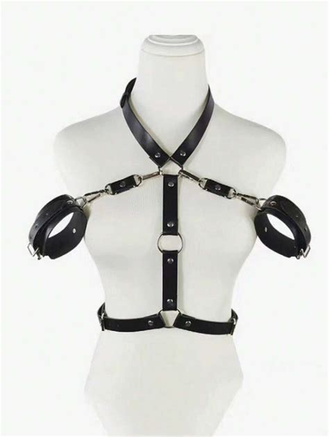 New Bdsm Fun Apparel Sex Accessories Leather Womens Back Sex Cuff