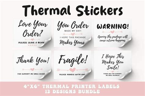 Thermal Printer Label Bundle Thermal Sticker 2412696