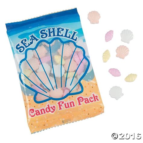 Sea Shell Candy Fun Packs Best Candy Mermaid