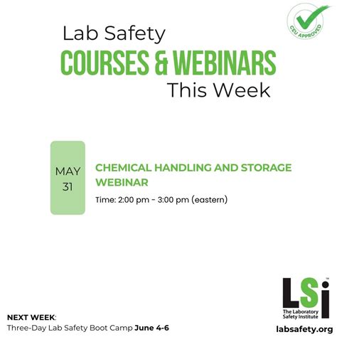 Labsafety Labsafetytraining Training Osha Oshatraining Ceu