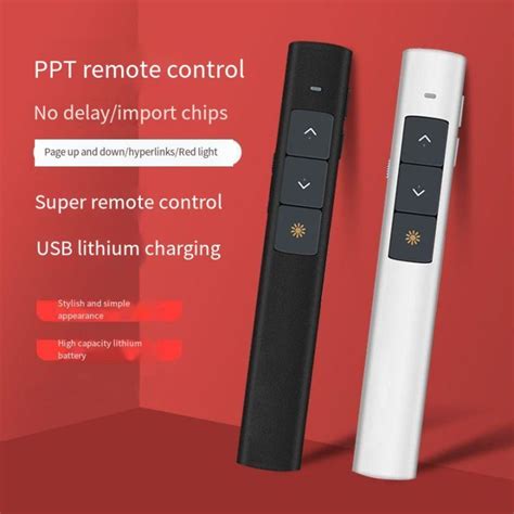 G Wireless Charging Laser Pointer Ppt Page Turning Pen USB Laser Projection Pen Courseware