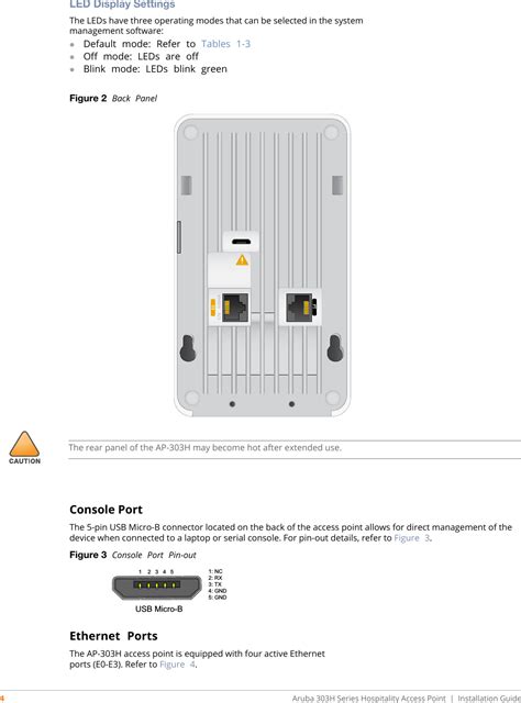 Aruba Networks Apinh303 802 11a B G N Ac Wireless Access Point User Manual Ap 303h Installation