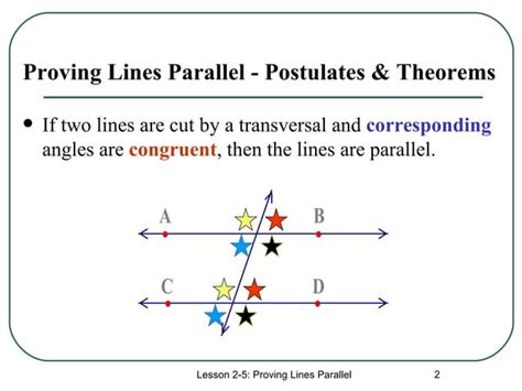 Proving Lines Parallel PPT Geography Science